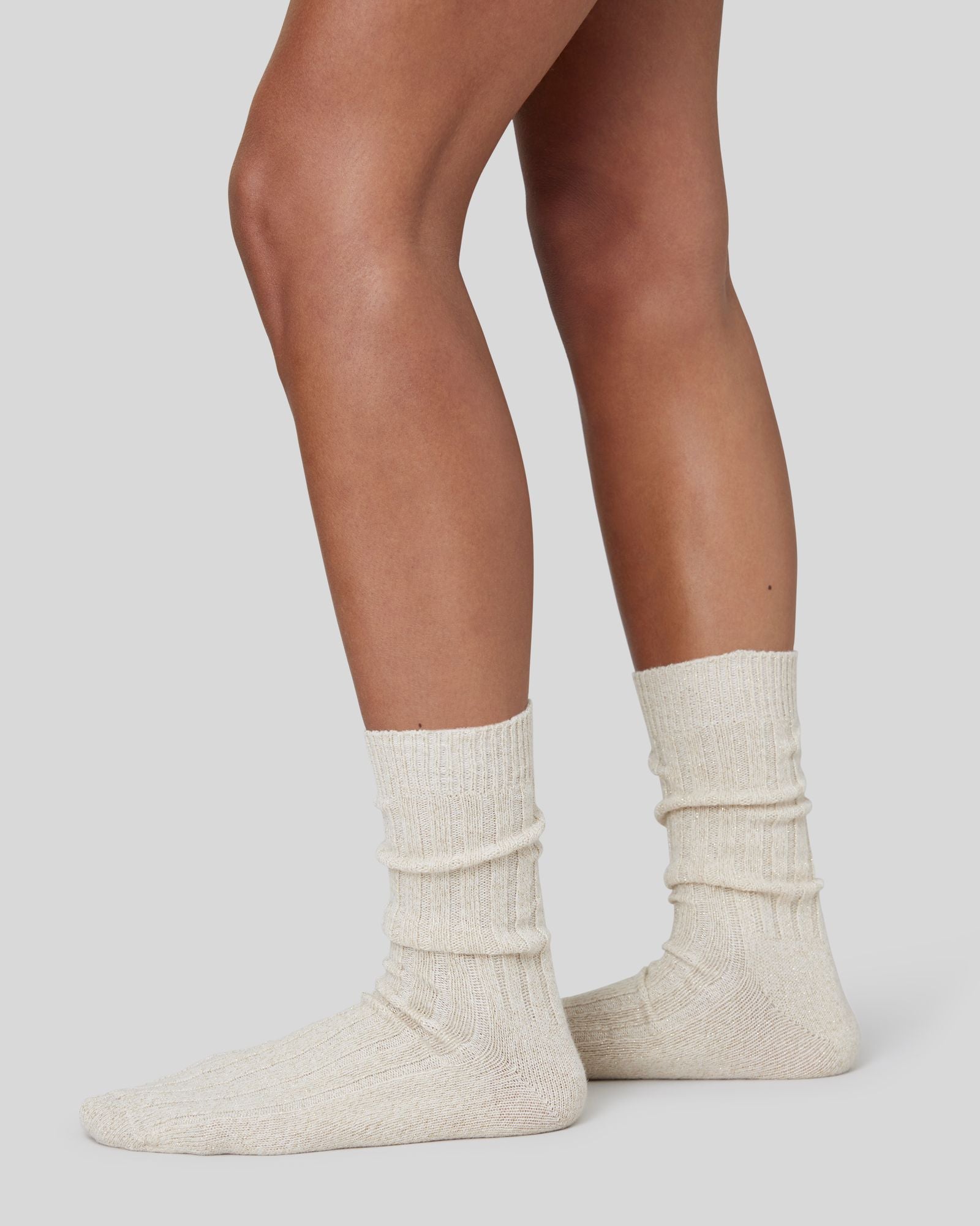 Bodil Chunky Socks Ivory | Buy now - Swedish Stockings